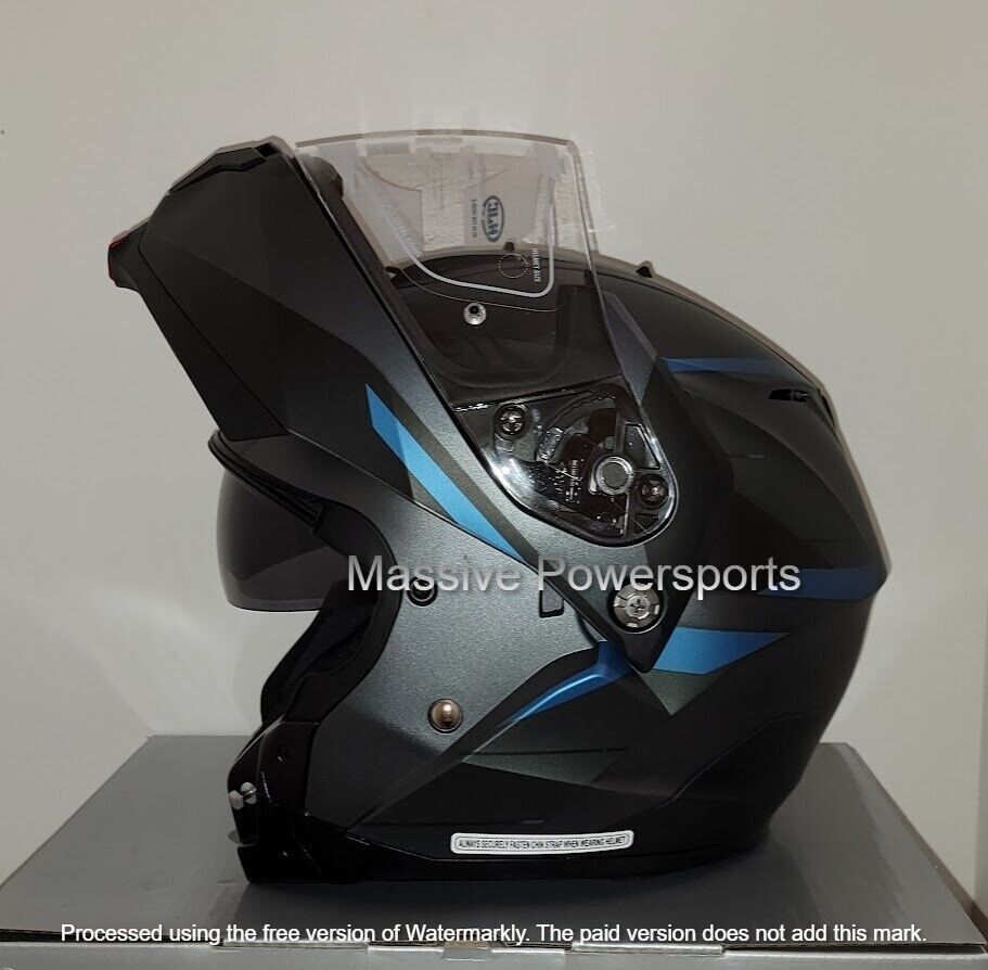 HJC C91 Modular Sunscreen Motorcycle Helmet Karan Blue XS S M L XL 2X ...