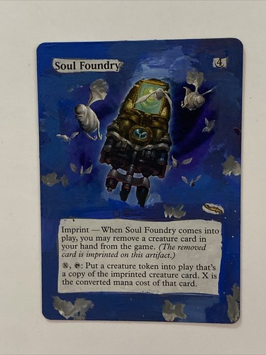 Soul Foundry Mirrodin *Hand Painted Extended Borderless Altered Art ...