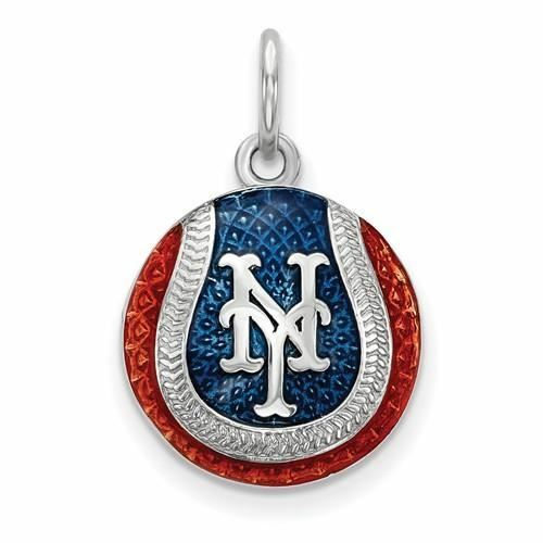 SS MLB New York Mets N-Y Enameled Baseball Charm | eBay