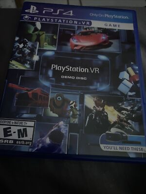 PlayStation VR Demo Disc PSVR Sony Virtual Reality PS4 Tested, CIB | eBay