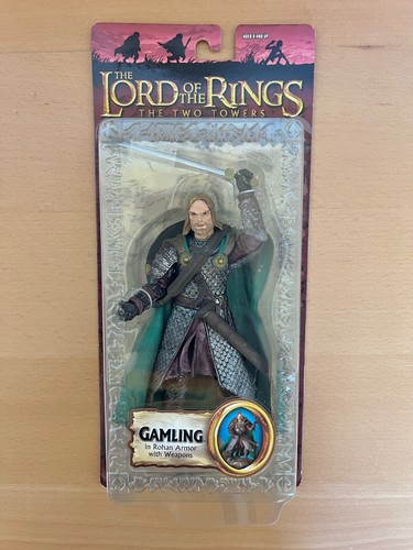 Lord of the Rings Two Towers Gamling in Rohan Armor Action Figure 2004 ...
