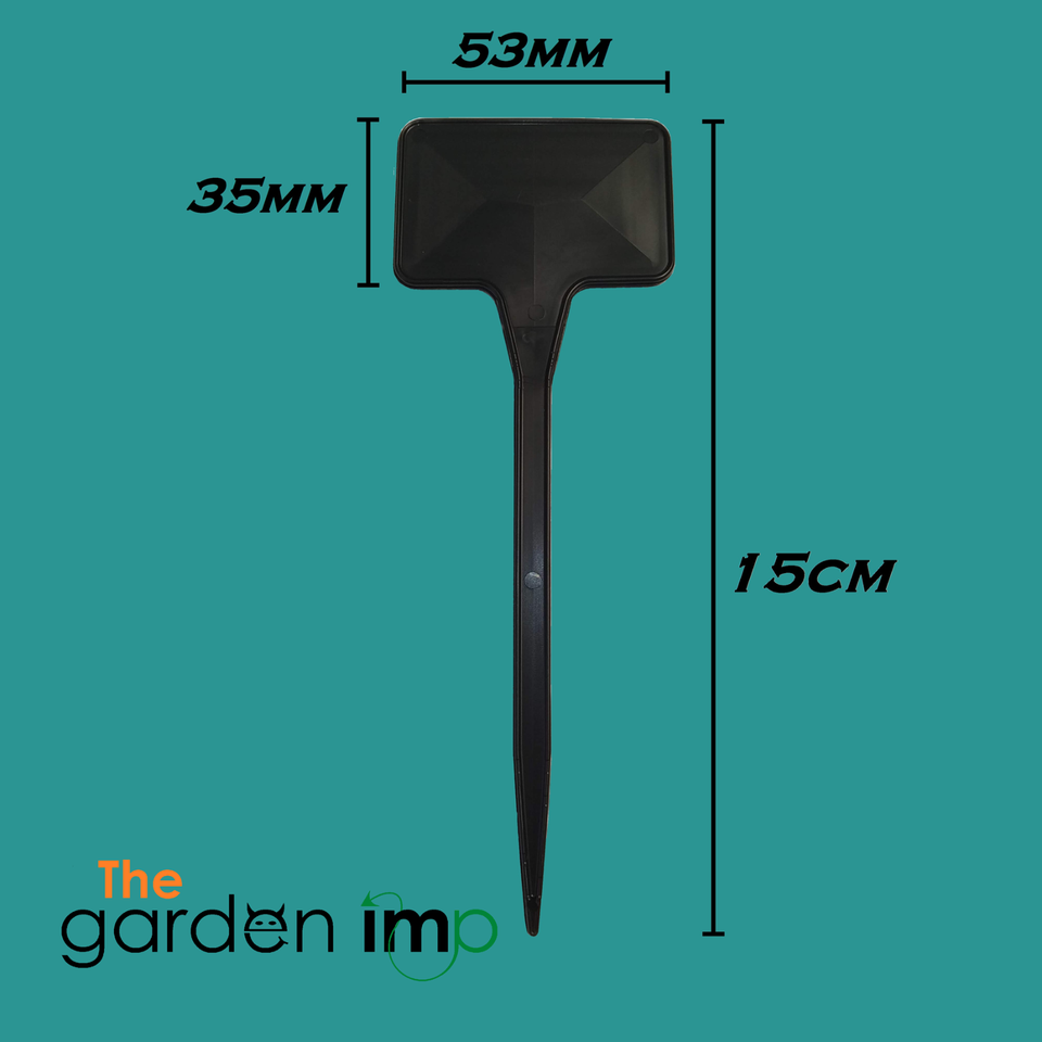 Plant Labels T Type Coloured Marker Sticks Garden Name ID Tags Seed ...