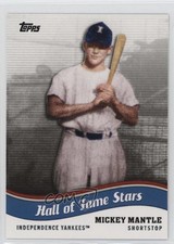 2010 Topps Pro Debut - Hall of Fame Stars Mickey Mantle #HOF-7 Printing ...