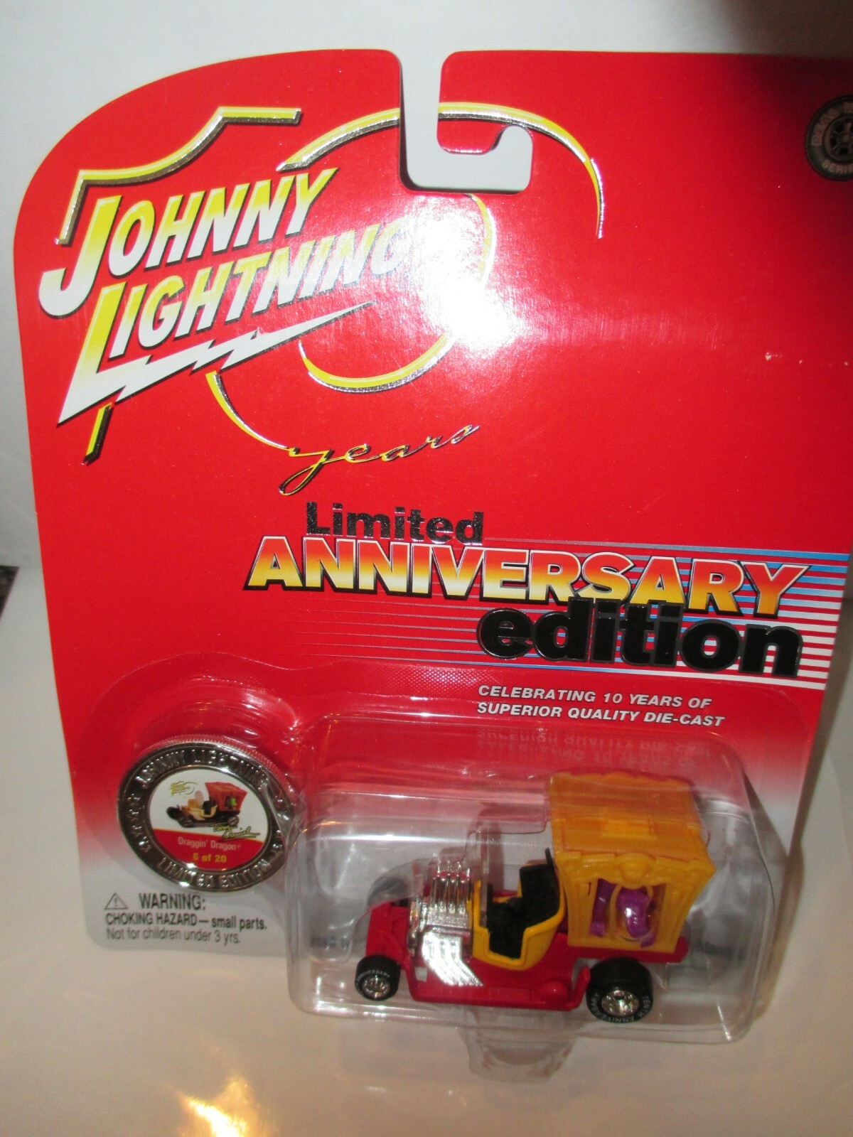 Johnny Lightning 1/64 Limited Anniversary Edition Draggin' Dragon | eBay