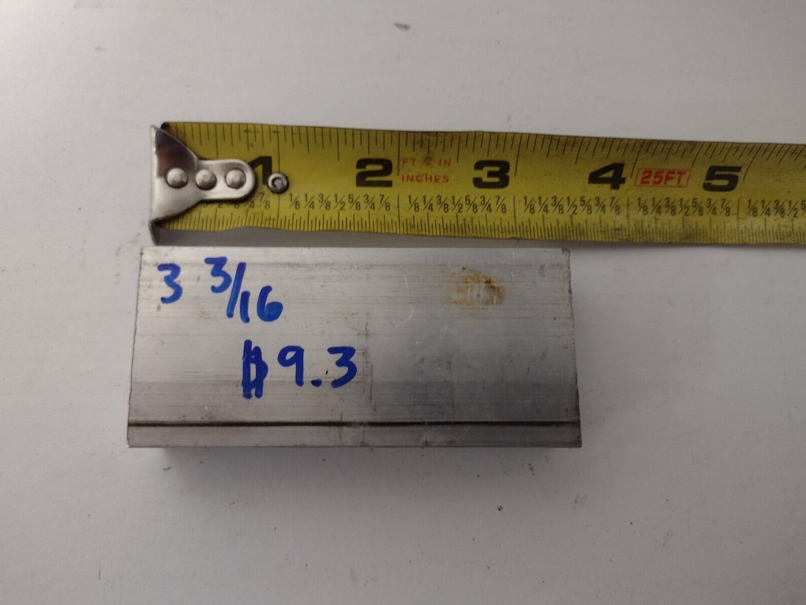 3/4" X 1-1/2" ALUMINUM 6061, 3-3/16" long T6511 Extruded Mill Bar Stock ...