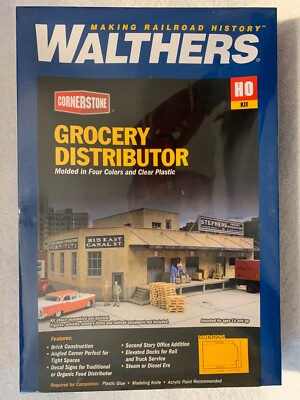 Walthers Cornerstone #933-3760 HO Scale Grocery Distributor Kit | eBay