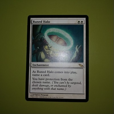 Runed Halo x1 Shadowmoor 1x Magic the Gathering MTG | eBay