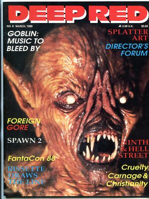 MAG: Deep Red Magazine #6 1989- Gore- Splatter - GOBLIN FN | eBay