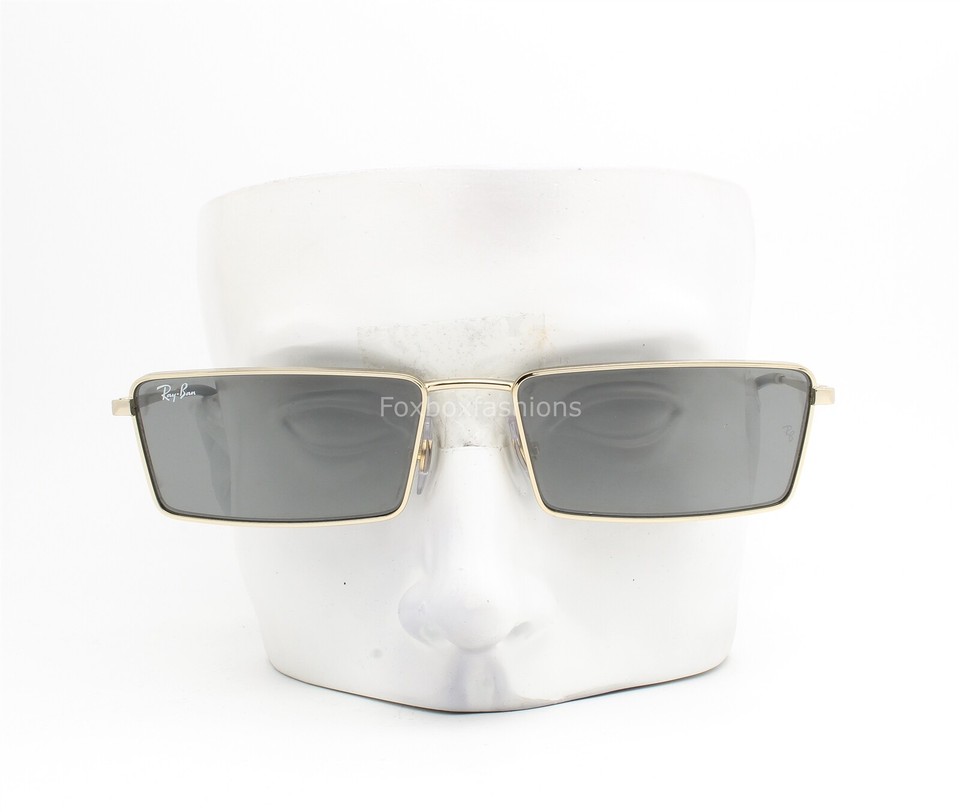 Ray-Ban Emy RB 3741 9213/6V Sunglasses Light Gold Gray Lens 59mm w/case ...