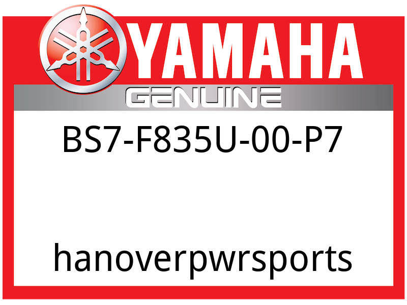 Yamaha OEM Part BS7-F835U-00-P7 PANEL 1 for sale online | eBay