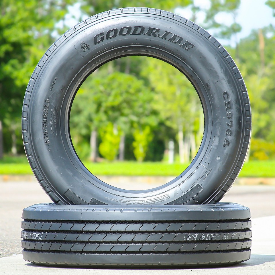 2 Tires Goodride CR976A 255/70R22.5 Load H 16 Ply All Position ...