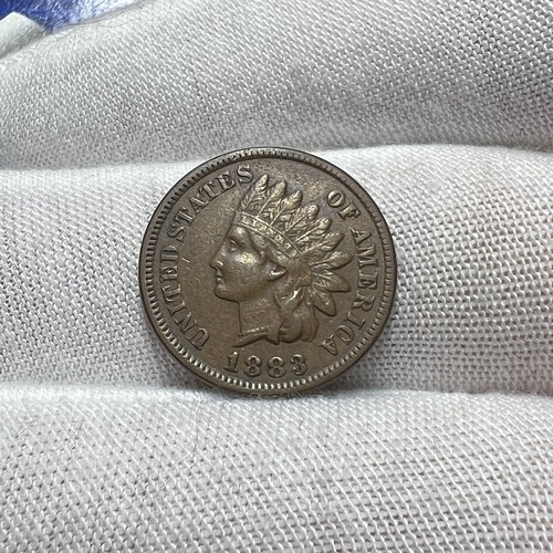 1883 Better Date Indian Head Cent EF receive coin pictured see ...