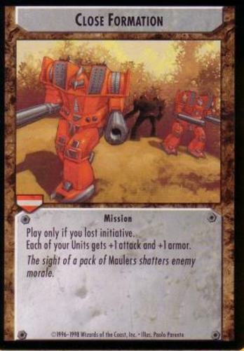 1x Close Formation - C Ungraded Crusade - Battletech | eBay