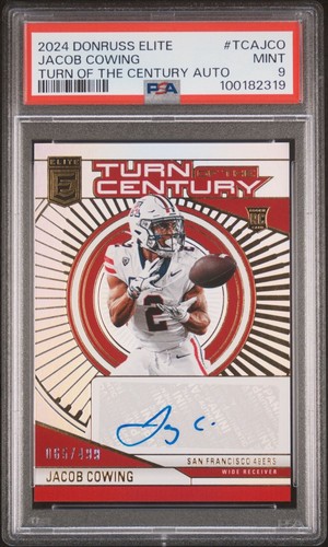 2024 Panini Donruss Elite - Turn of the Century Autographs Jacob Cowing ...
