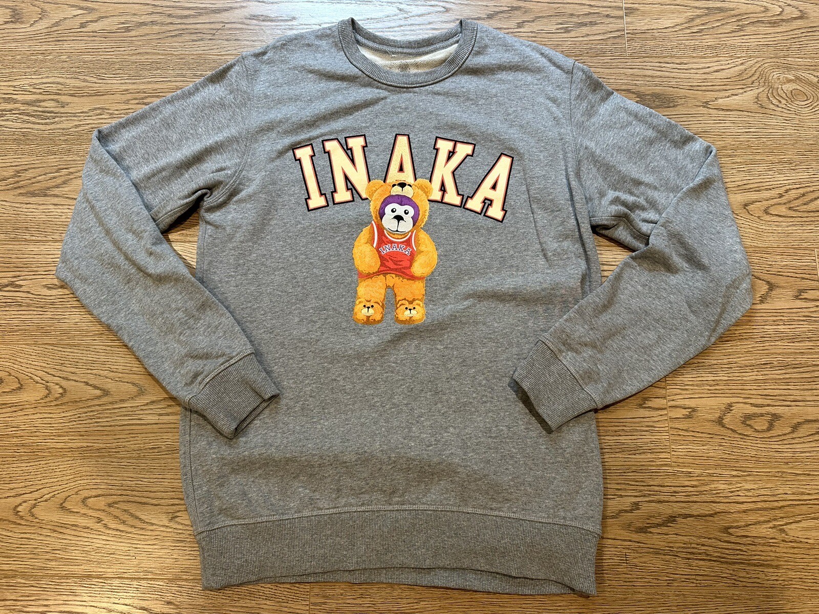 Men's INAKA Power Basketball NBA Mask Teddy Bear Swea… - Gem