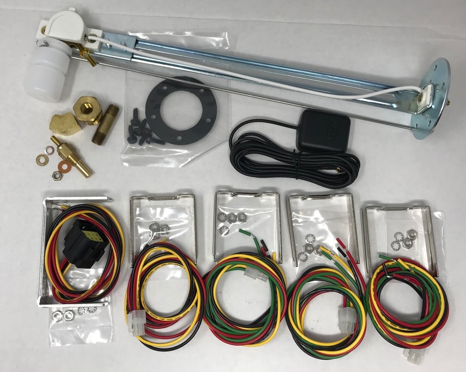 5 Gauge GPS Speedometer Dash Set Street Rod Hot Rod Universal White | eBay