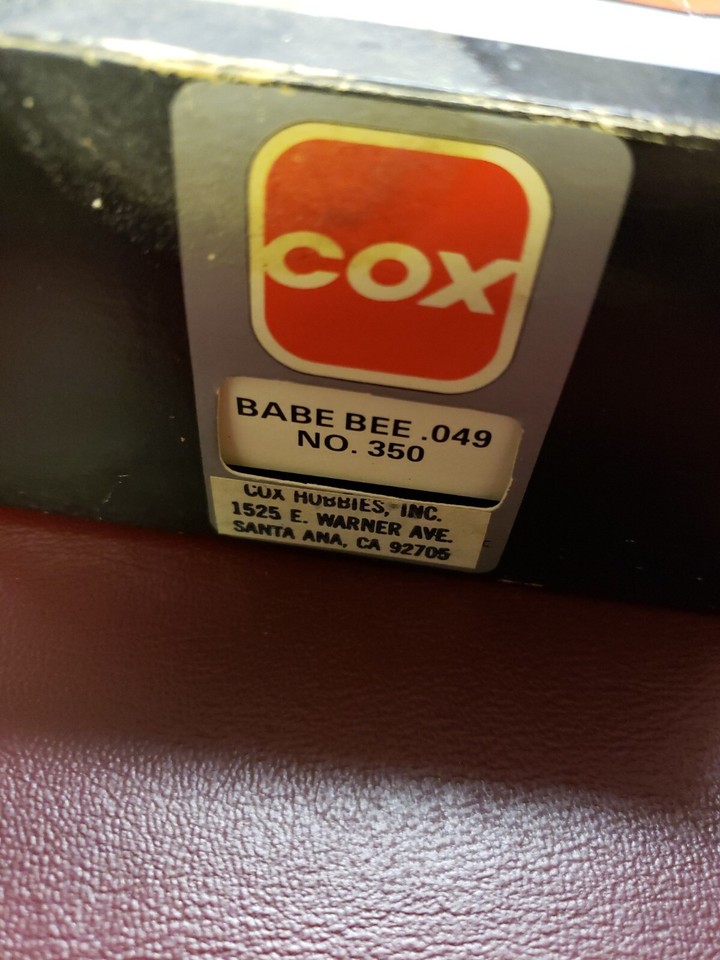 Cox .049 - COX engine - COX Baby Bee .049 - NIB - No 350 | eBay
