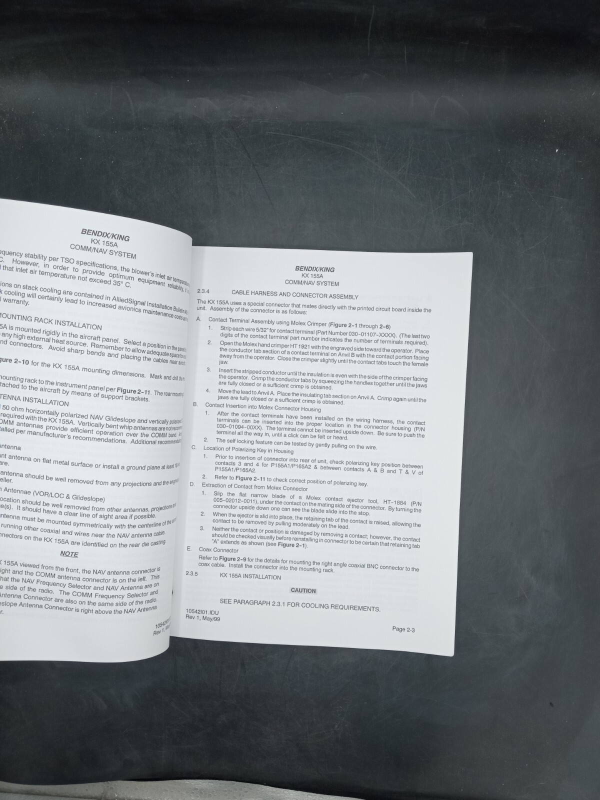 Bendix King COMM/NAV System Installation Manual | eBay