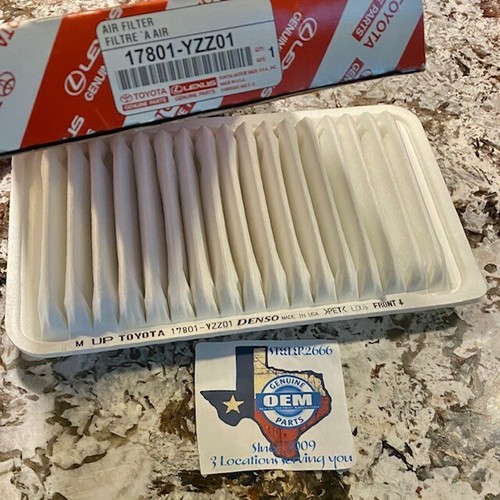 (1) GENUINE TOYOTA LEXUS OEM ENGINE AIR FILTER 17801-0H010 17801-YZZ01 ...