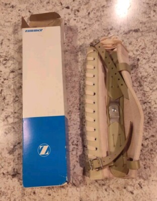 New Zimmer Beige Hinged Knee Brace Adult Extra Large Heavy Duty With ...