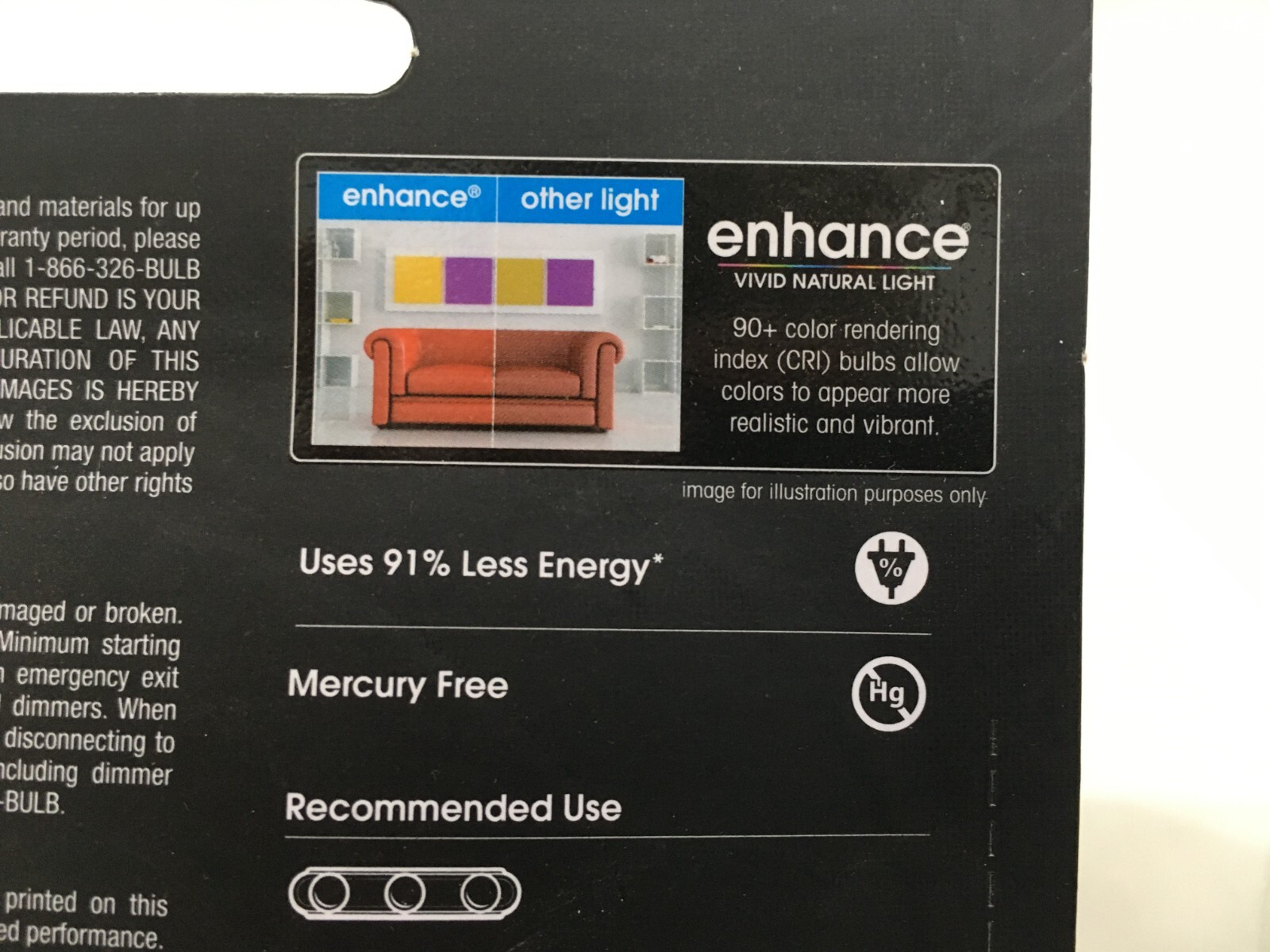 (2) NEW Feit Electric Enhance G25 LED Light Bulbs 60W 2700K 500 Lumens ...