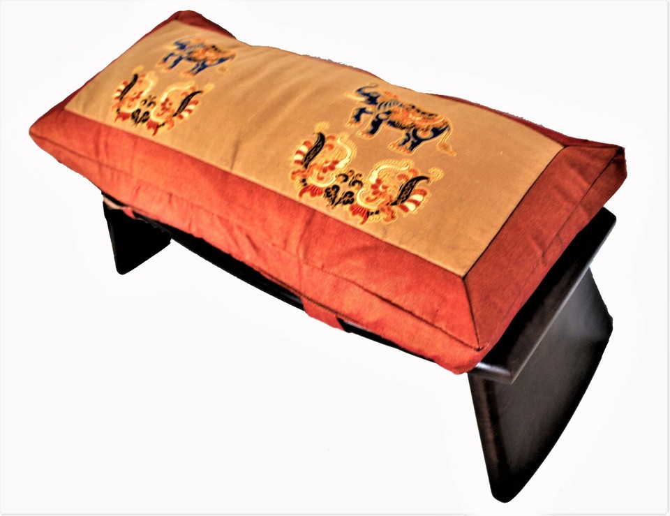 Meditation Bench Folding Zen Seiza & Cushion Set | eBay