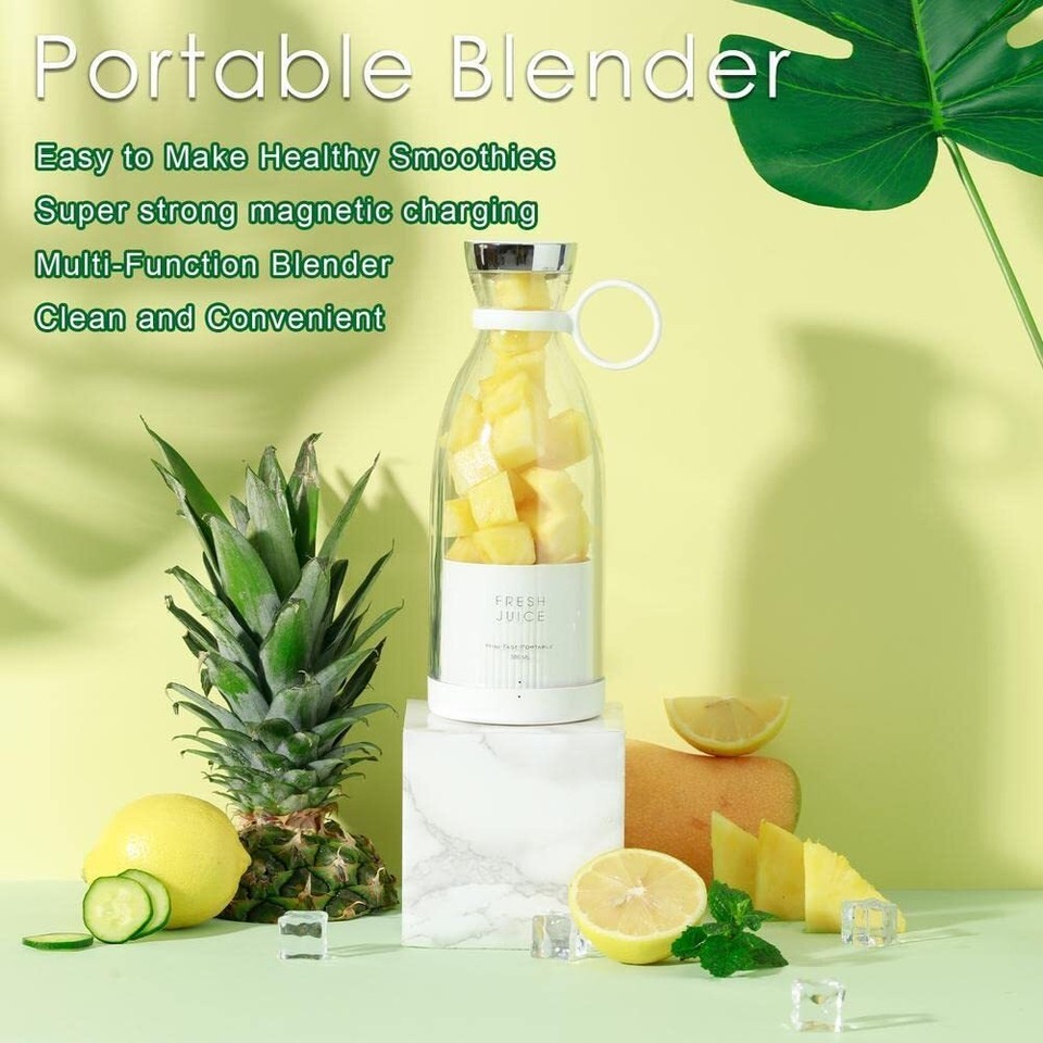 Personal Blender Fresh Juice Mini Fast Portable Smoothie Electric ...