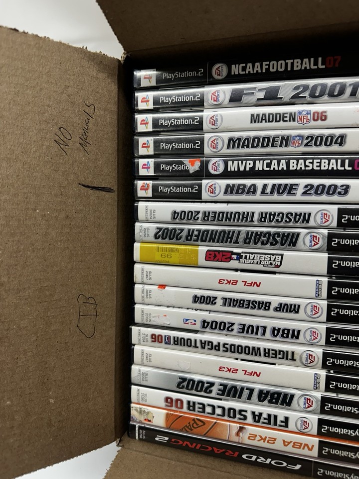 PS2 Playstation 2 Games - Lot Of 18 Games Sport Games Most With Manuals ...