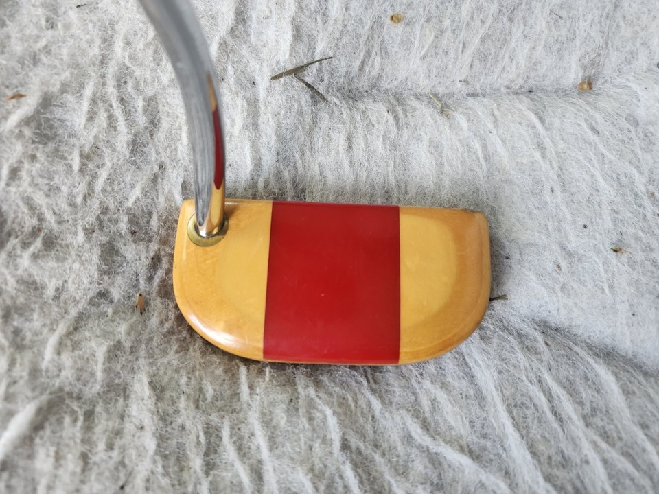 RARE PING DANSER WOOD Mallet PUTTER 35.5 inches steel shaft + cover ...