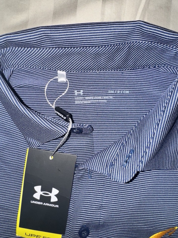 New NCAA ADULT MENS University Cal Golden Bears Under Armour Golf Polo ...