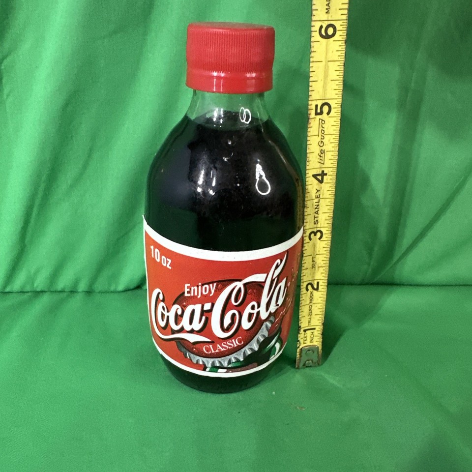 10oz Coca-Cola Classic Stubby Glass Bottle With Plastic Cap Vintage | eBay