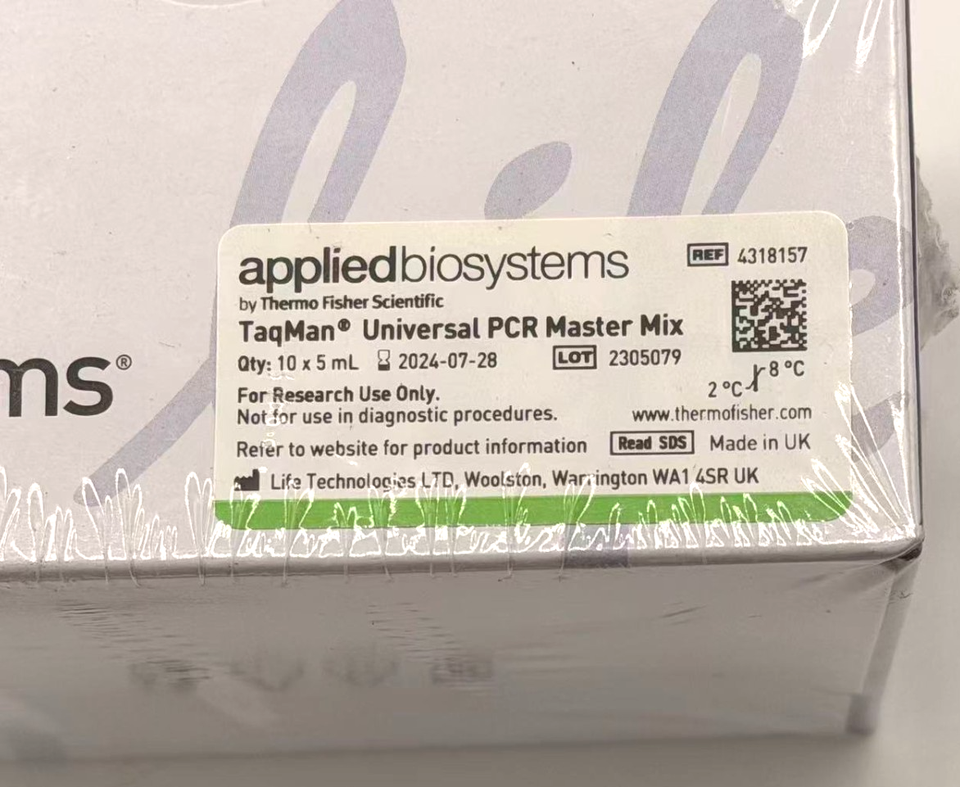 Applied Biosystems 4318157 TaqMan Universal PCR Master Mix 10x5mL exp ...