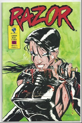 RAZOR #0 TOUR EDITION VARIANT SIGNED EVERETTE HARTSOE W/PRINT London ...