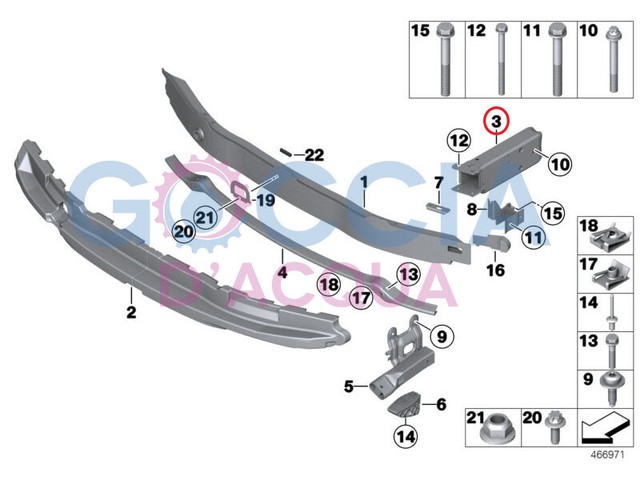 BMW 1 Series F20 Front Right UK Drivers Side Deformation Element Crash ...