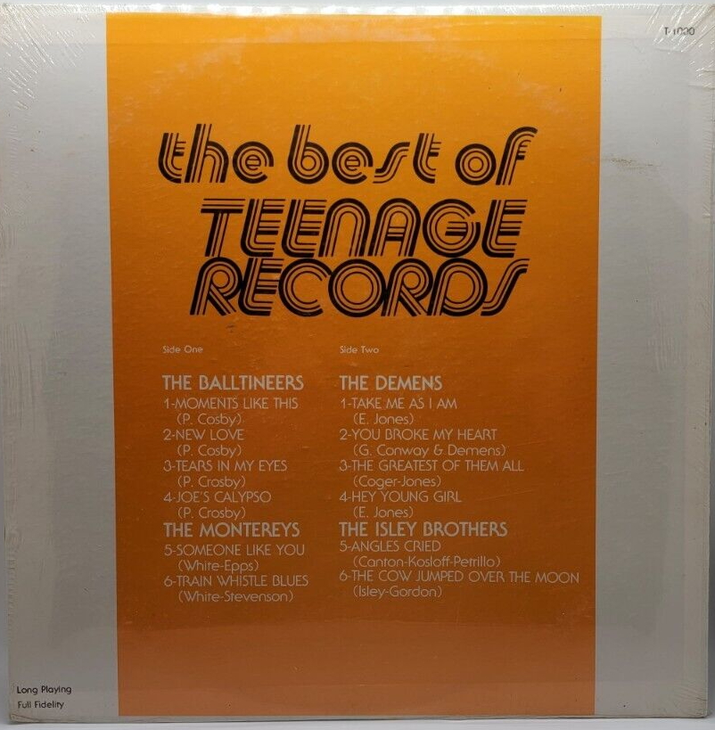 The Baltineers The Best Of Teenage Records Vinyl Record T-1000 | eBay