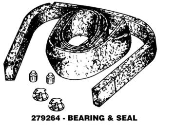 MaksPRO 279264 Front Bearing And Seal Kit fits Dryer 237636 239068 ...