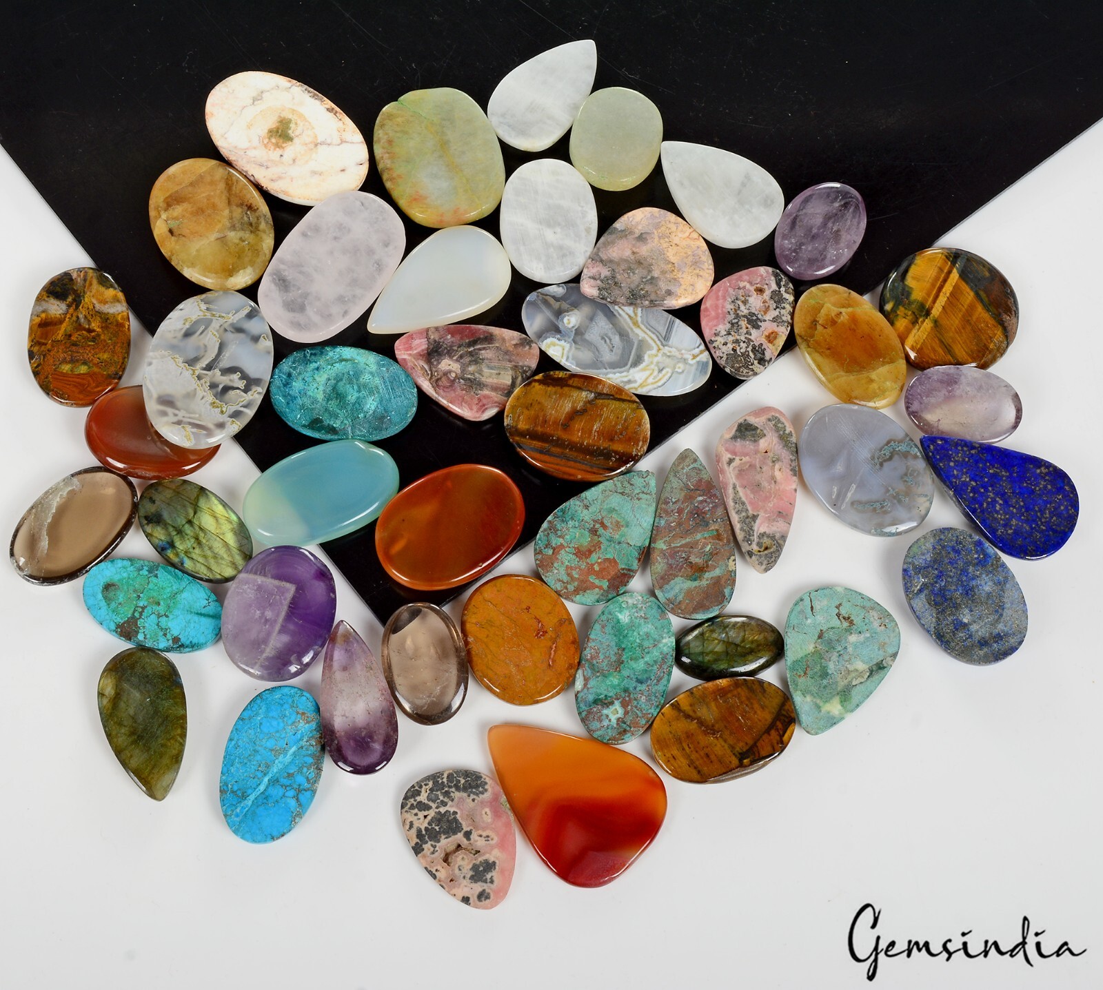 2500 Ct Natural Multi Gemstones Mix Shape Wholesale Loose Gemstones Lot ...