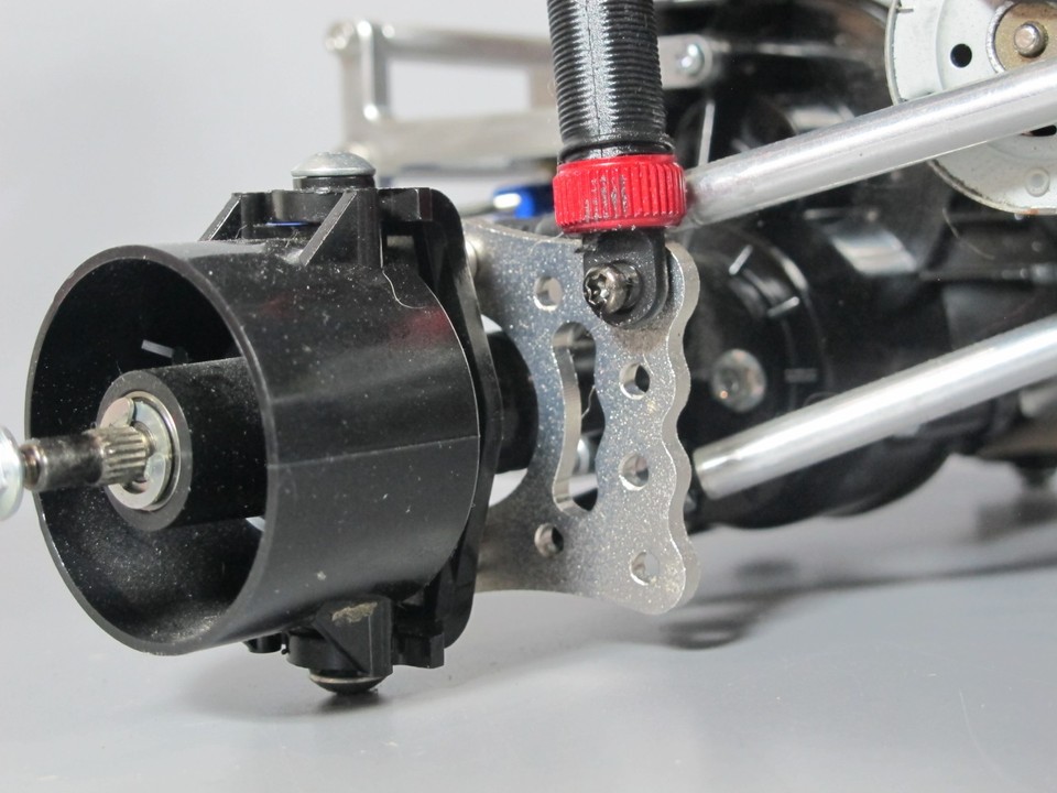 Aluminum Front Rear Axle Link Shock Mount for Tamiya 1/10 Clodbuster ...