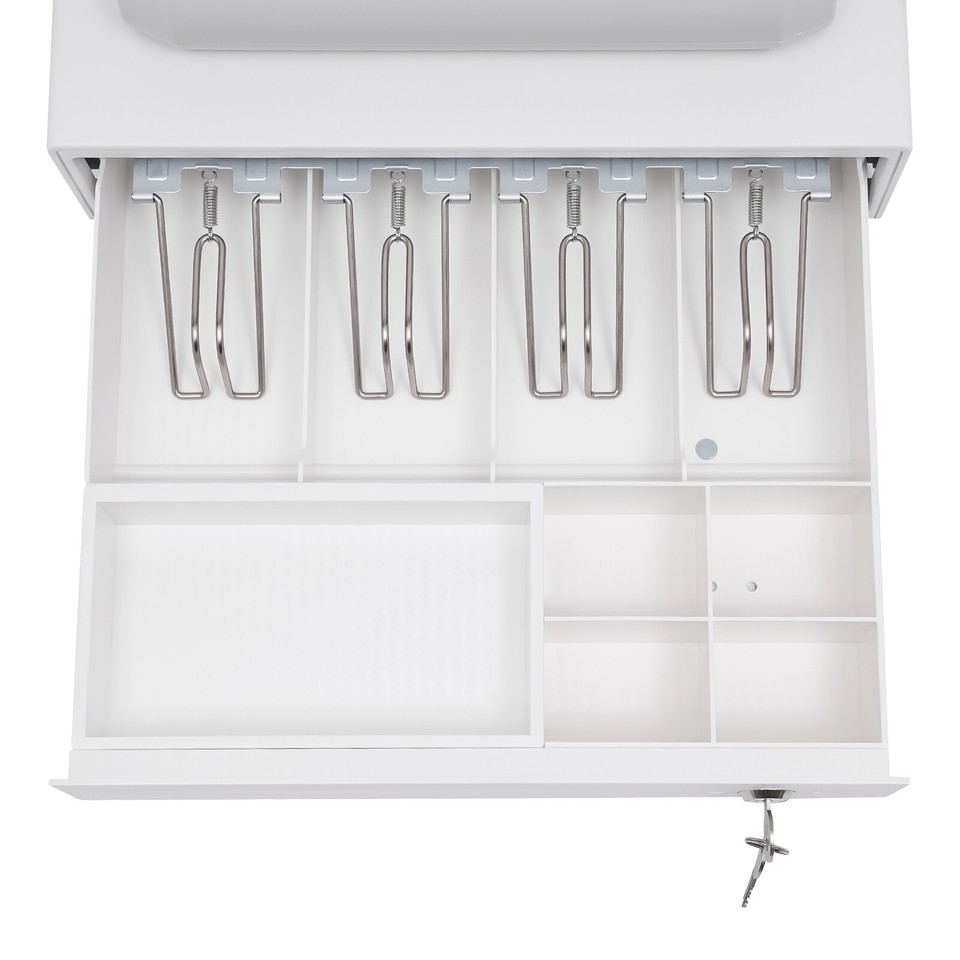 Electronic Cash Drawer Bills Coins Register w/ Money Clips & Keys for ...