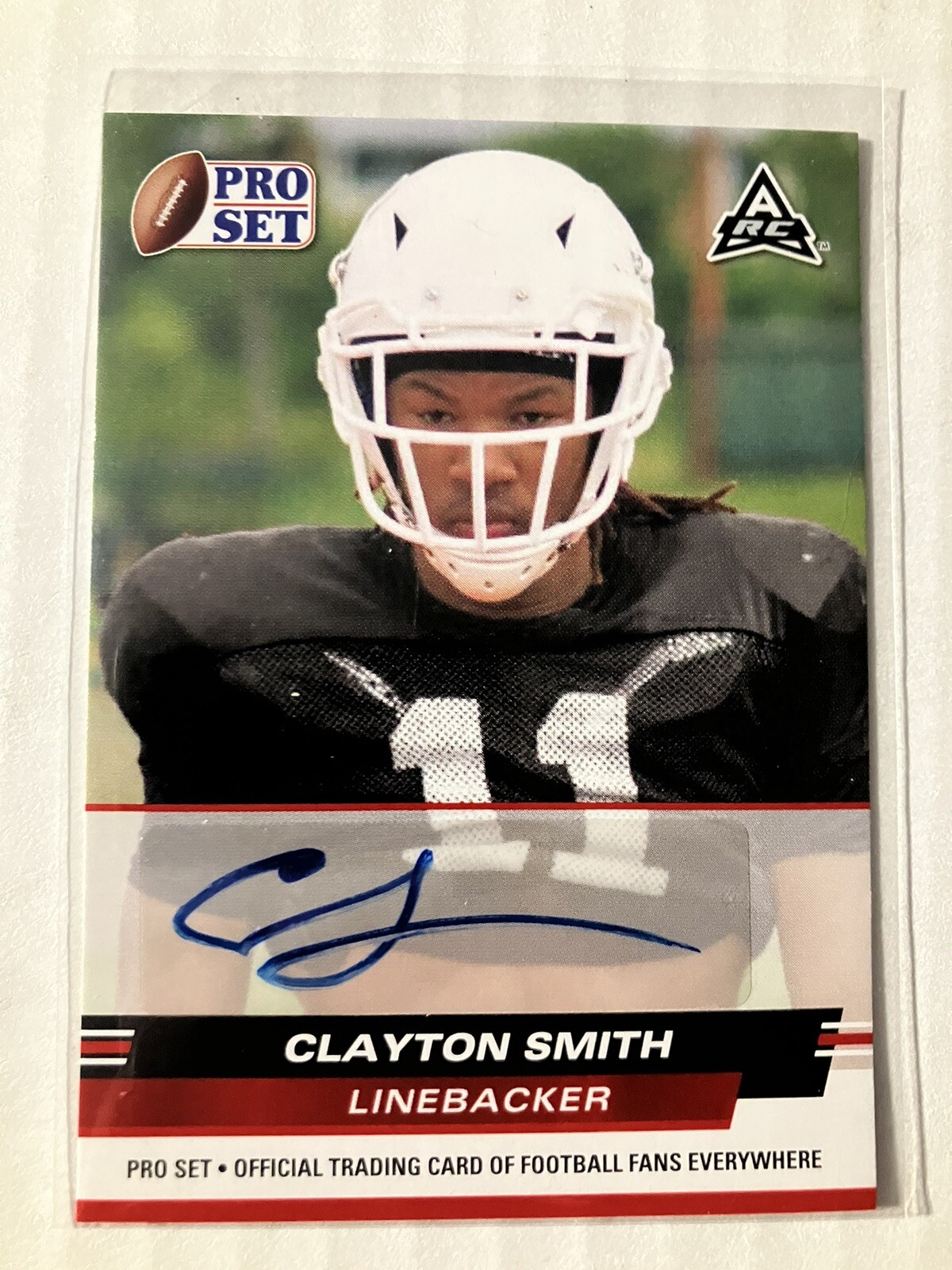 2022 Leaf Pro Set Football Clayton Smith Auto ARC Blue #PSA-CS2 Oklahoma Sooners | eBay