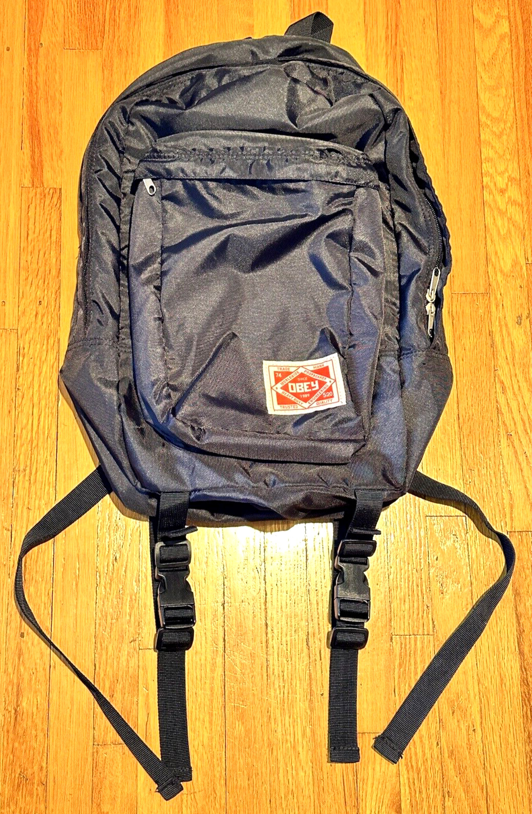 RARE 80s/90s Vintage OBEY PROPAGANDA CO Backpack-Blac… - Gem