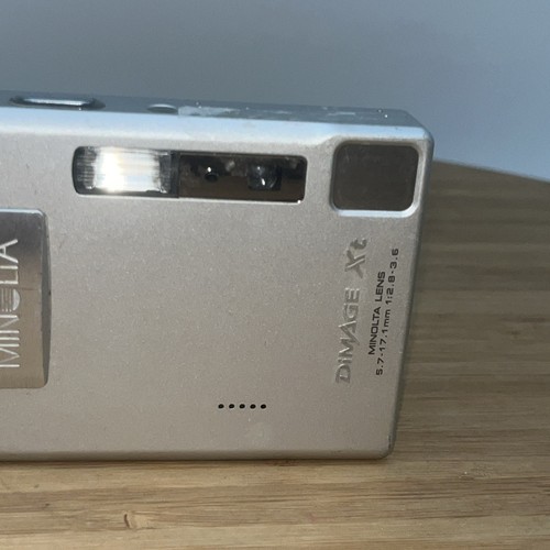 Minolta Dimage XT Digital Camera- Compact 3.2mp 3x Optimal Zoom Silver See Pics | eBay
