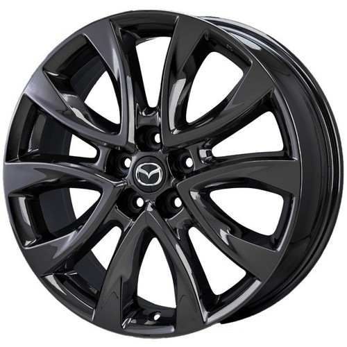 19" MAZDA CX-5 PVD BLACK CHROME-C WHEEL RIM FACTORY OEM 64955 2013-2019 ...