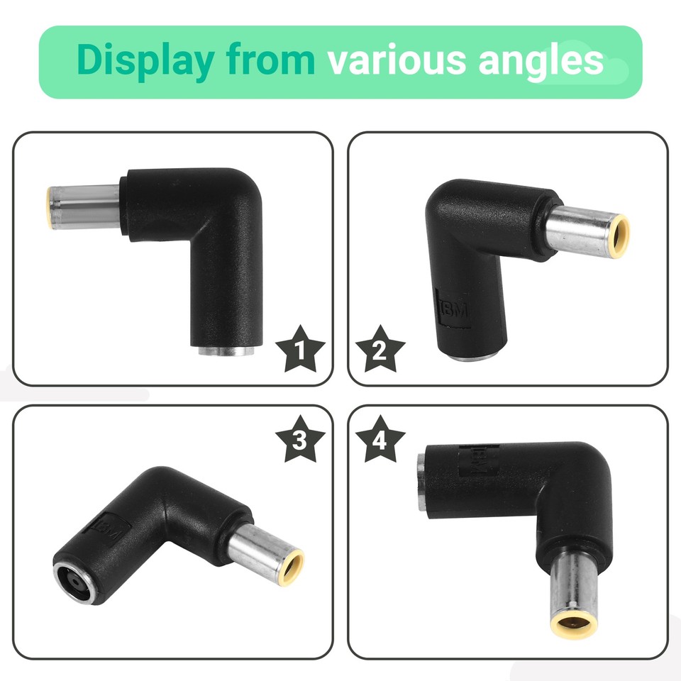 DC 7909 Male to DC 7909 Female Connector Adapter for Laptop9487 | eBay ...