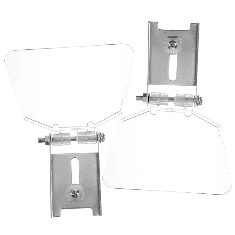 2 Count Bench Grinder Transparent Guard Replacement Eye Shields Tomgue ...