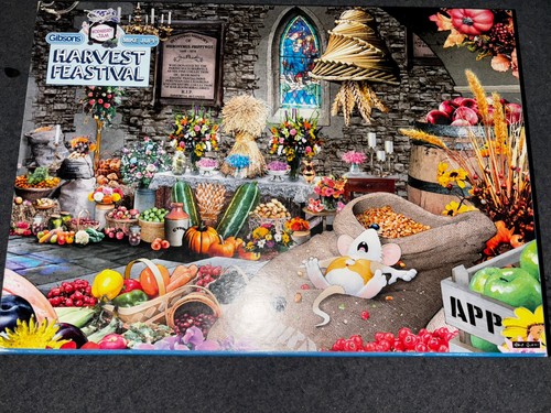 Gibsons Jigsaw Mike Jupp Harvest Festival 1000 Piece Jigsaw mouse ...