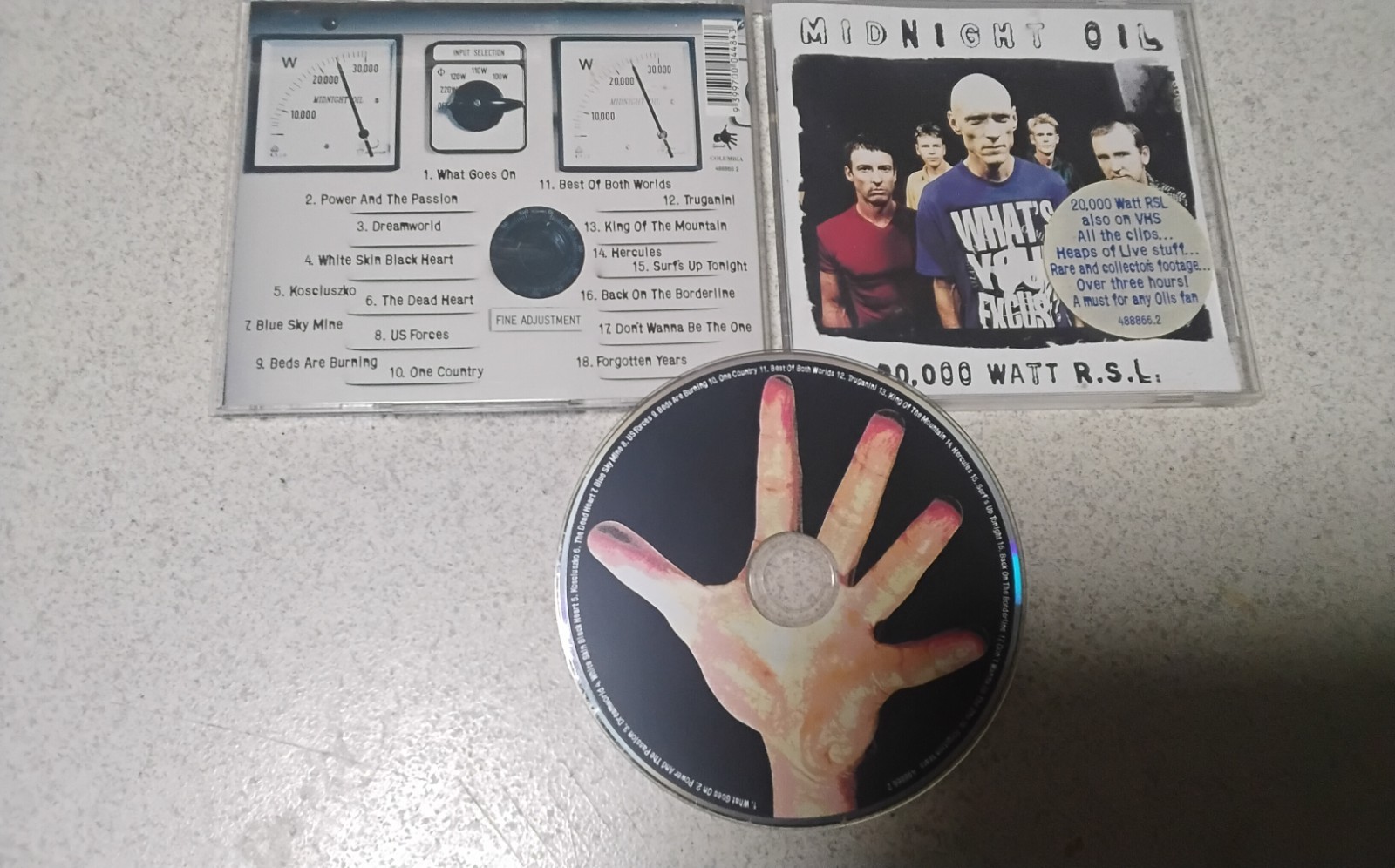 Midnight Oil - 20 000 Watt RSL CD Hard Rock, Pub Rock | eBay Australia