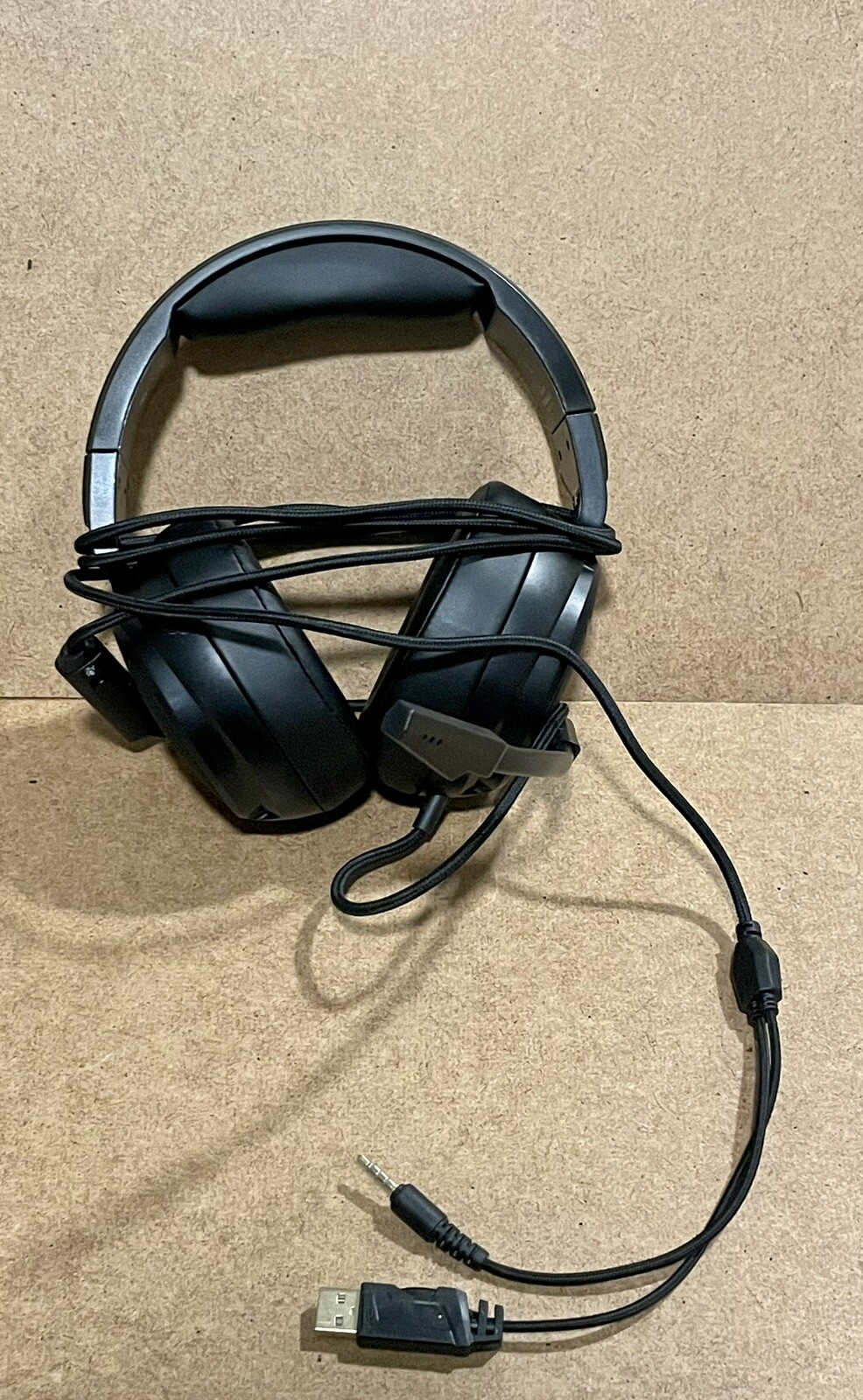 Jeecoo Xiberia USB Pro Gaming Headset for PC 7.1 Surround Sound Black ...