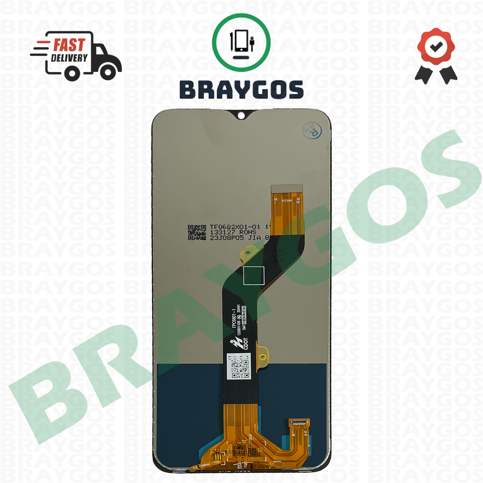 For Infinix Hot 9 Play X680 X680B Touch Screen Digitizer LCD Display ...