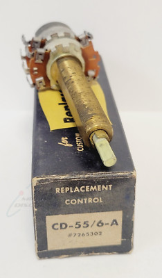 NOS D&M Products Radio Volume Control Switch CD-55/6-A Vintage ...